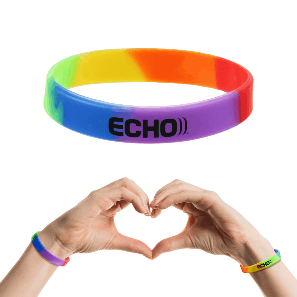 Custom Rainbow Silicone Wristbands – Promote in Style!