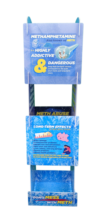 Methamphetamine Prevention Info Tower – Meth Facts on Display