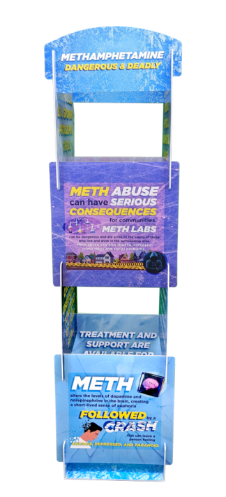 Methamphetamine Prevention Info Tower – Meth Facts on Display