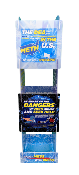 Methamphetamine Prevention Info Tower – Meth Facts on Display