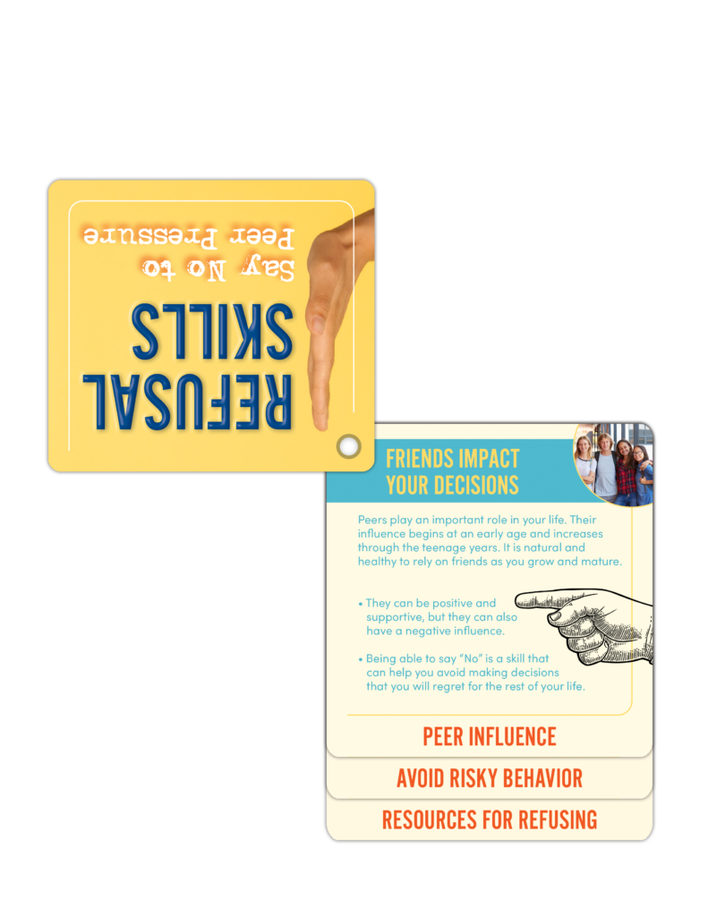 Refusal Skills: Say No To Peer Pressure Flip Tips