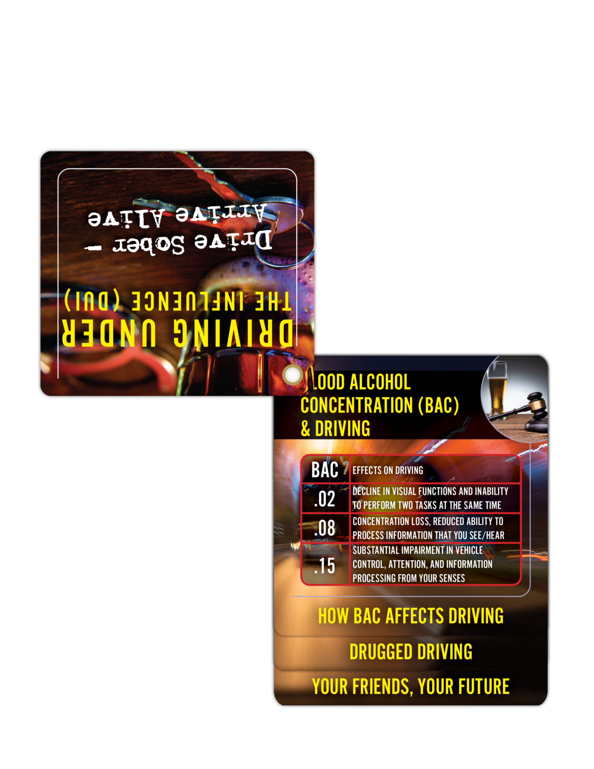 Driving Under the Influence Flip Tips – DUI Prevention Tools