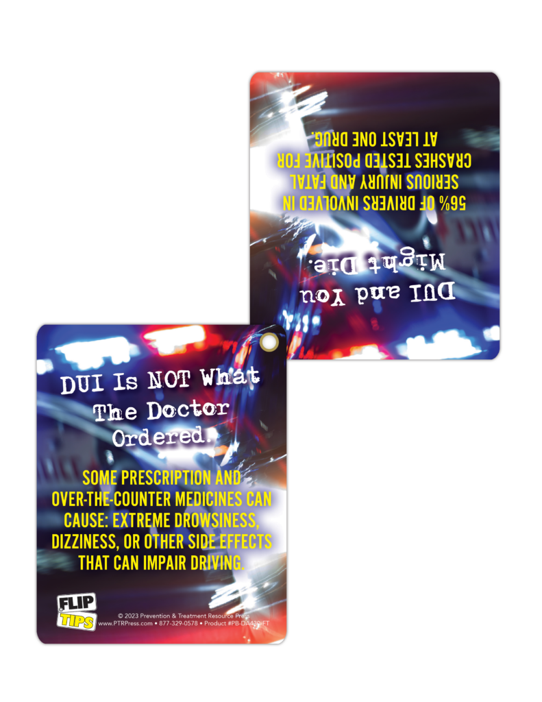 Driving Under the Influence Flip Tips – DUI Prevention Tools
