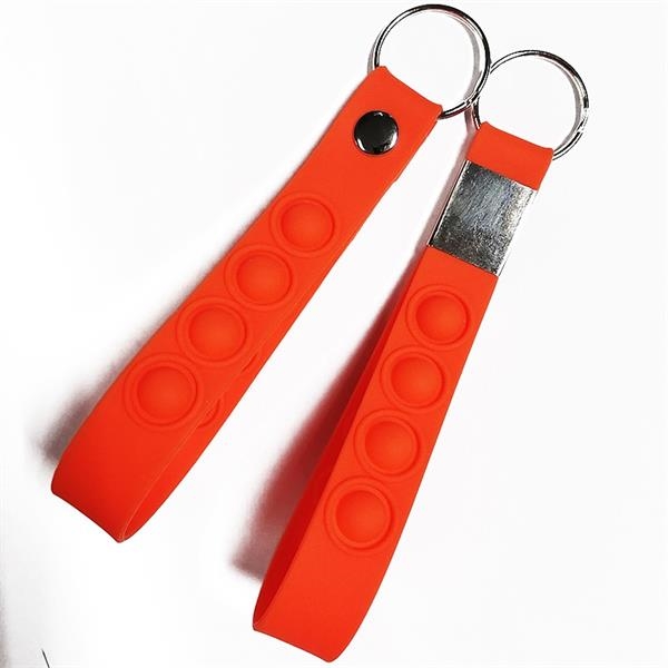 Custom Pop Bubble Fidget Wrist Keychain | Prevention Resources