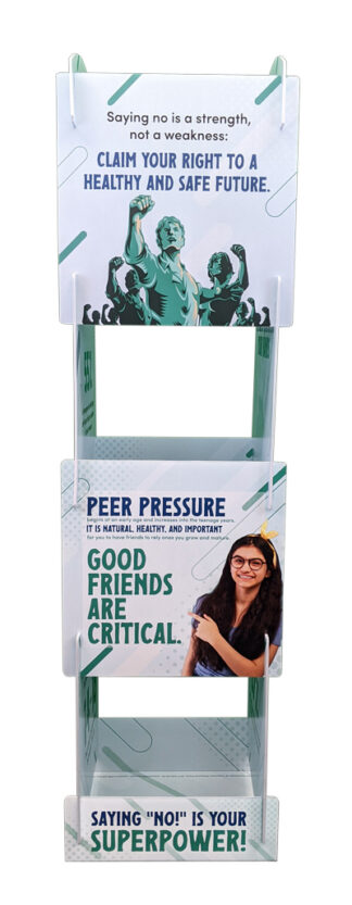 Refusal Skills: Say No To Peer Pressure Info Display Tower