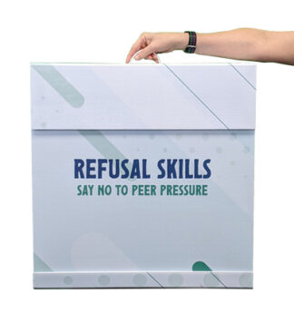 Refusal Skills: Say No To Peer Pressure Info Display Tower