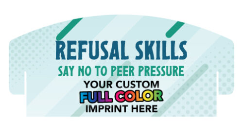 Refusal Skills: Say No To Peer Pressure Info Display Tower