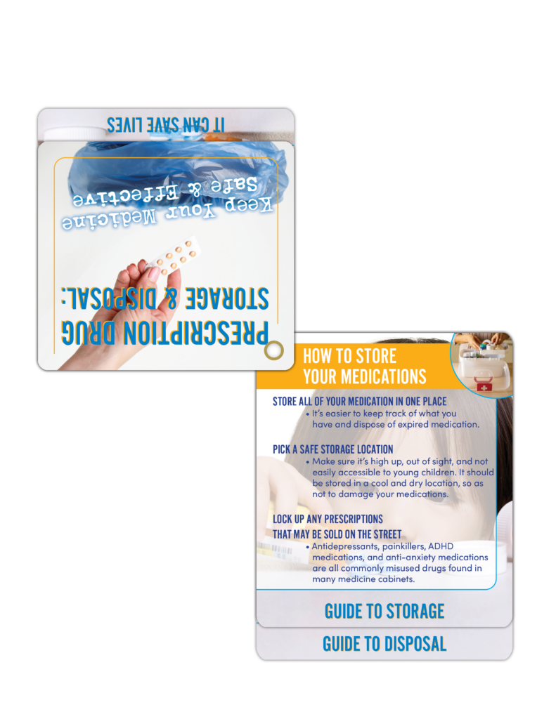 Prescription Drug Storage & Disposal Flip Tips