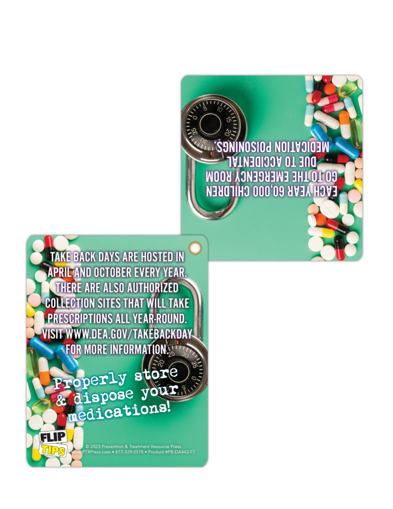 Prescription Drug Storage & Disposal Flip Tips