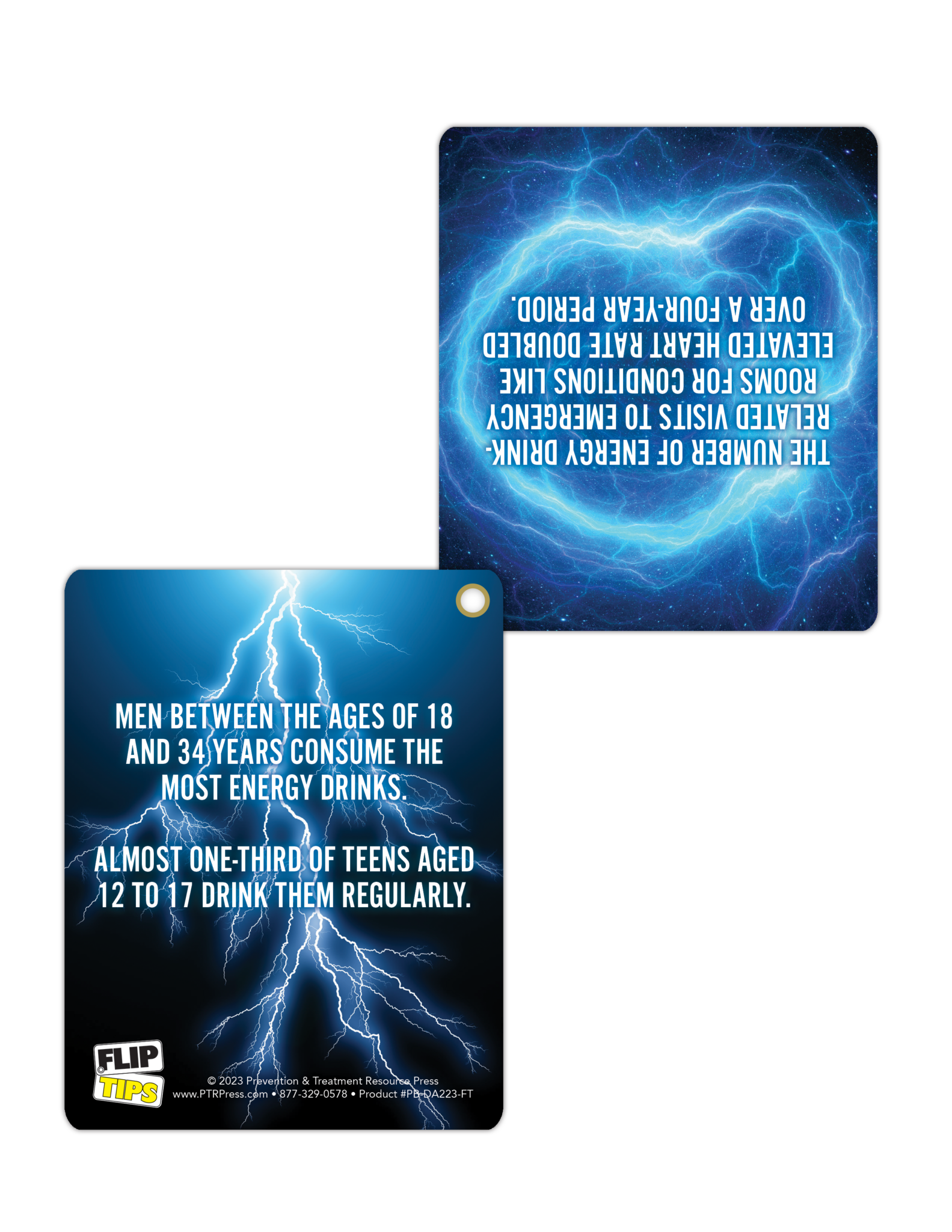 Energy Drinks Awareness: High Voltage, High Risk Flip Tips