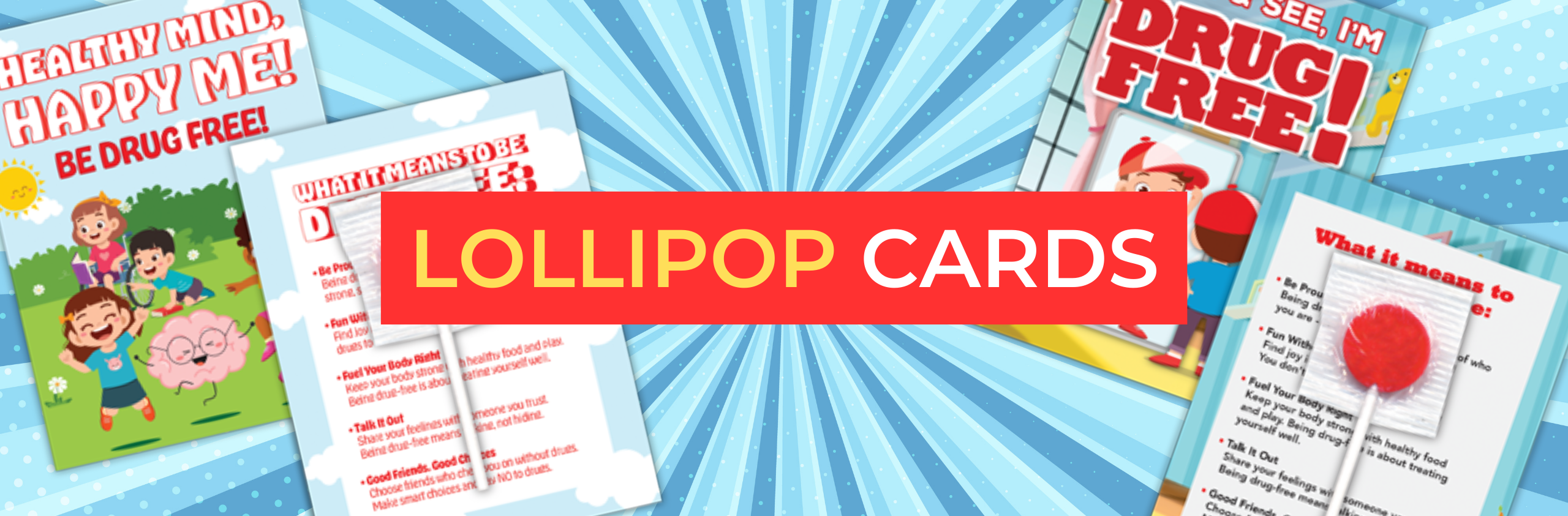 Lollipop Cards for Kids | Prevention and Treatment Resource Press