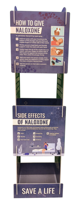 Naloxone: Reverse an Opioid Overdose Tabletop Info Tower