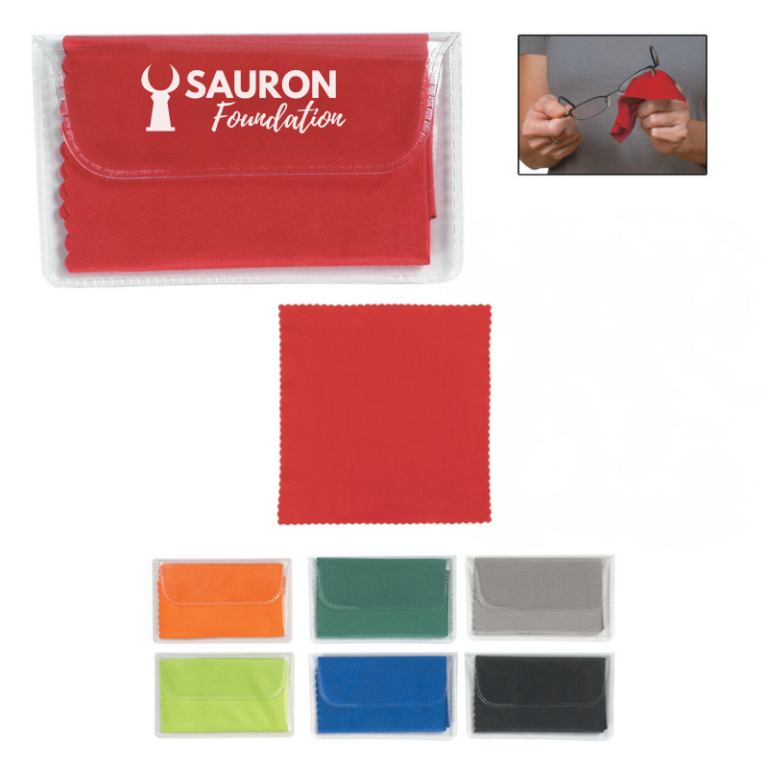 Custom Microfiber Cleaning Cloth in Case