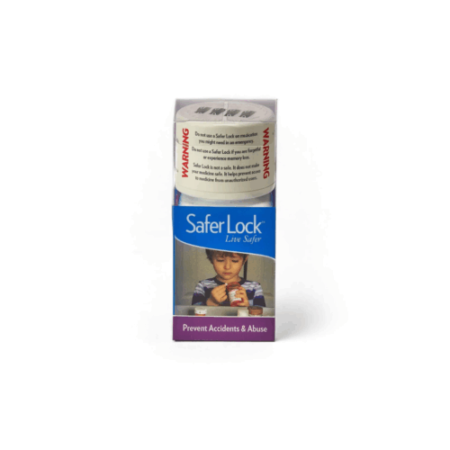 Medication Cap & Bottle Lock – Safer Lock Tamper-Evident Bottle